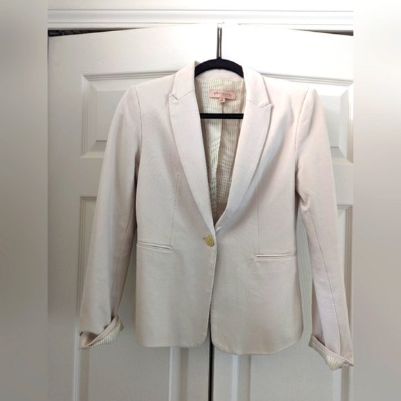 Philosophy | Jackets & Coats | Philosophy Blazer Size Xs Cream Color ...
